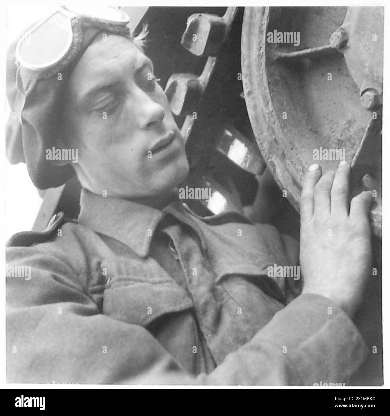 TRAINING TANK DRIVERS - Driver Charles Hewitt is from Manchester and ...