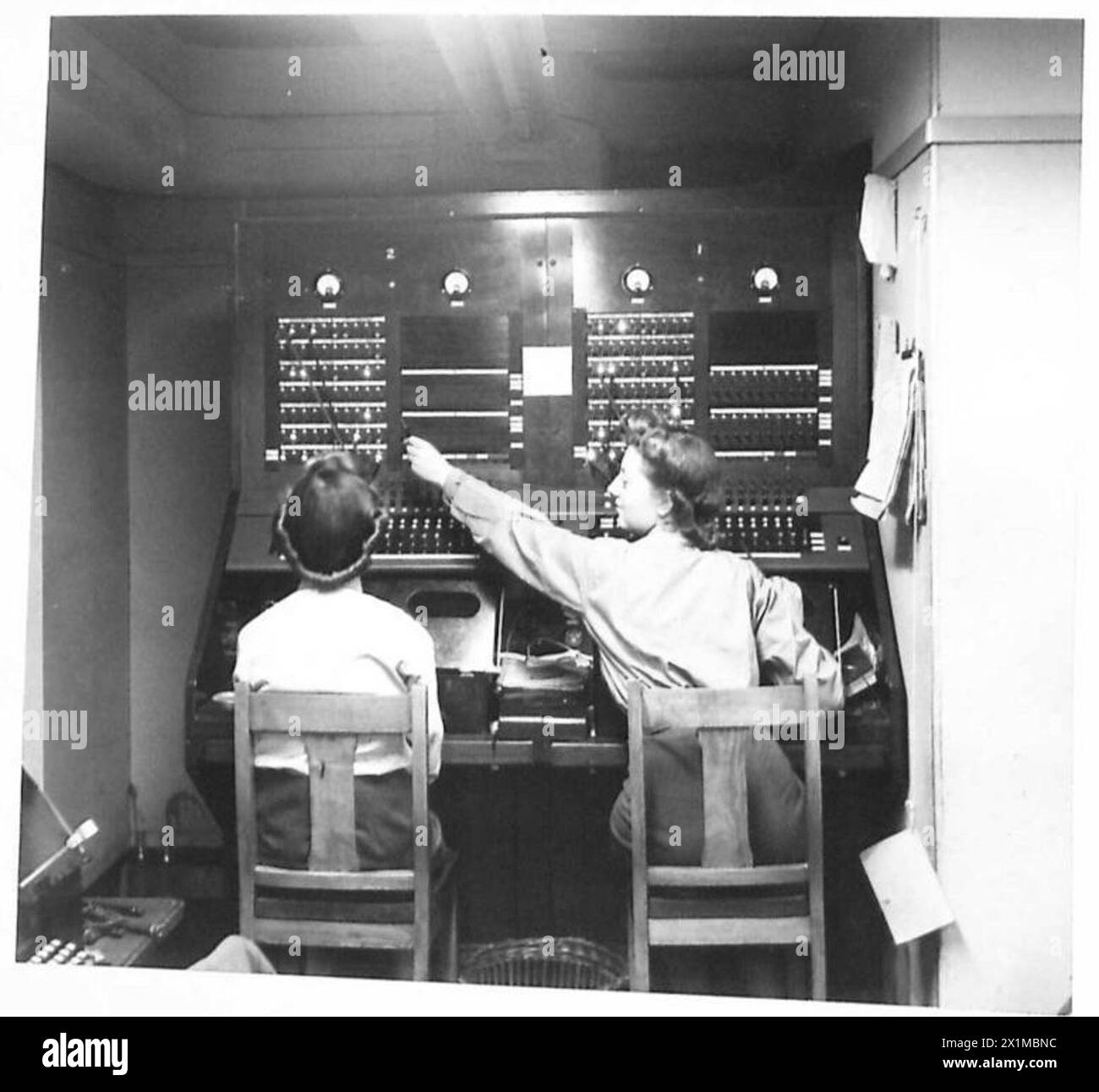 PICTURES TAKEN FOR ADPR (CIVIL) PR5 - Teleprinter Exchange at a London centre of the ATS ...
