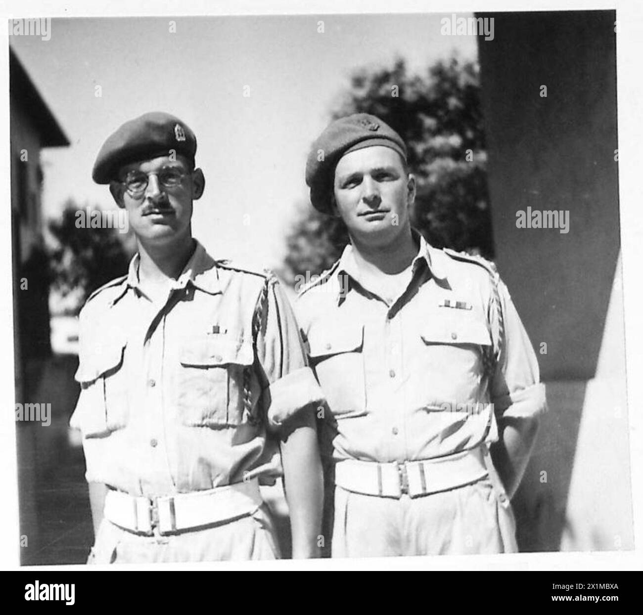 Major Robotham and Captain Jenkins, both MC holders, are depicted in ...