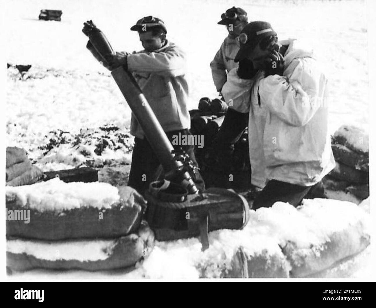 Mortars in action Black and White Stock Photos & Images - Alamy