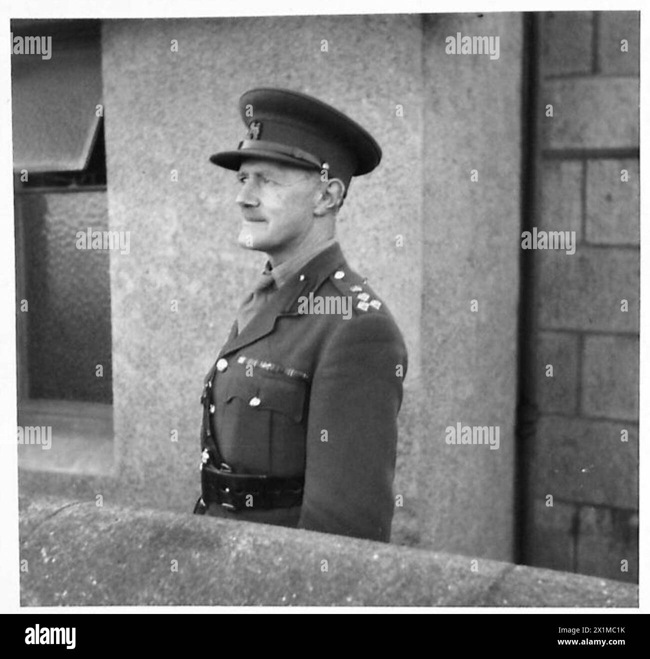 PORTRAIT - Brigadier A.E. Hawkins, 11th Bde, British Army Stock Photo ...
