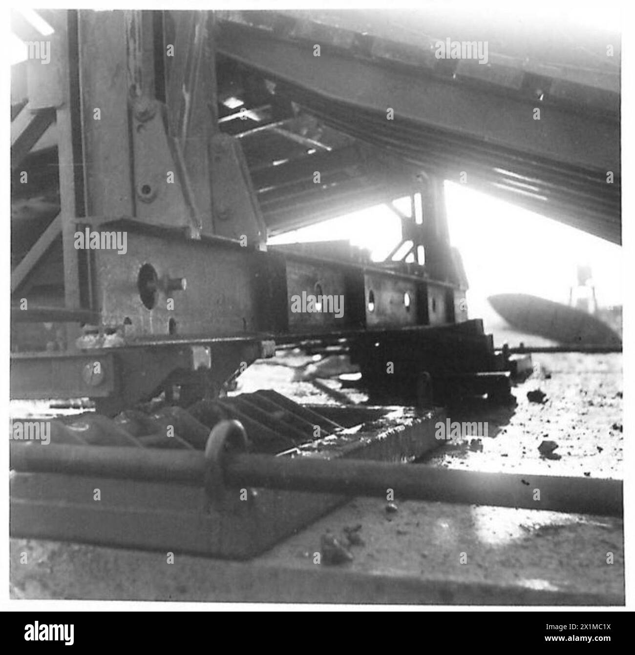 BAILEY BRIDGES - A section of the Bailey Bridge, British Army Stock ...