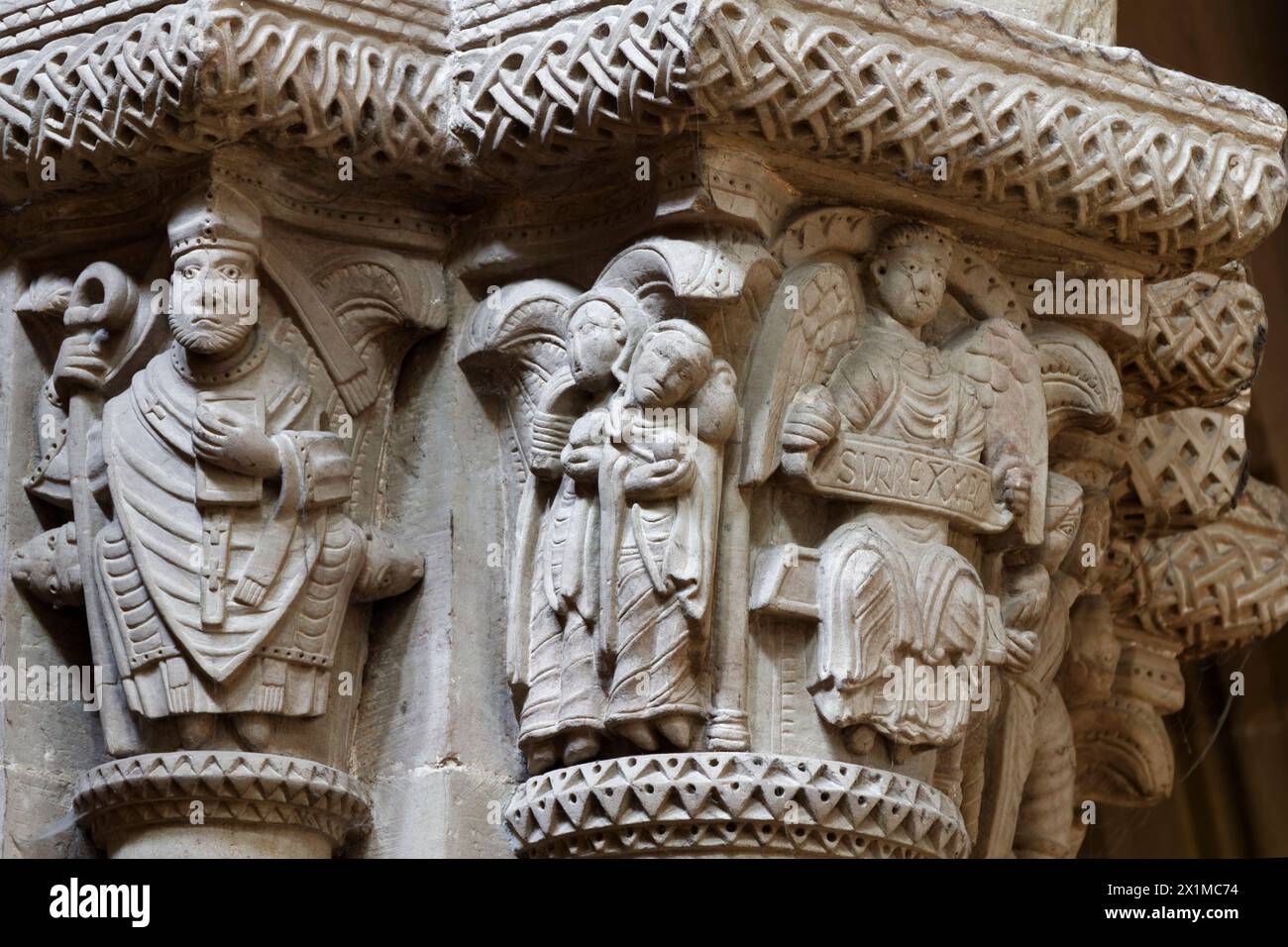 Medieval Bestiary - Capital (12th century) - St. Peter's Cathedral ...