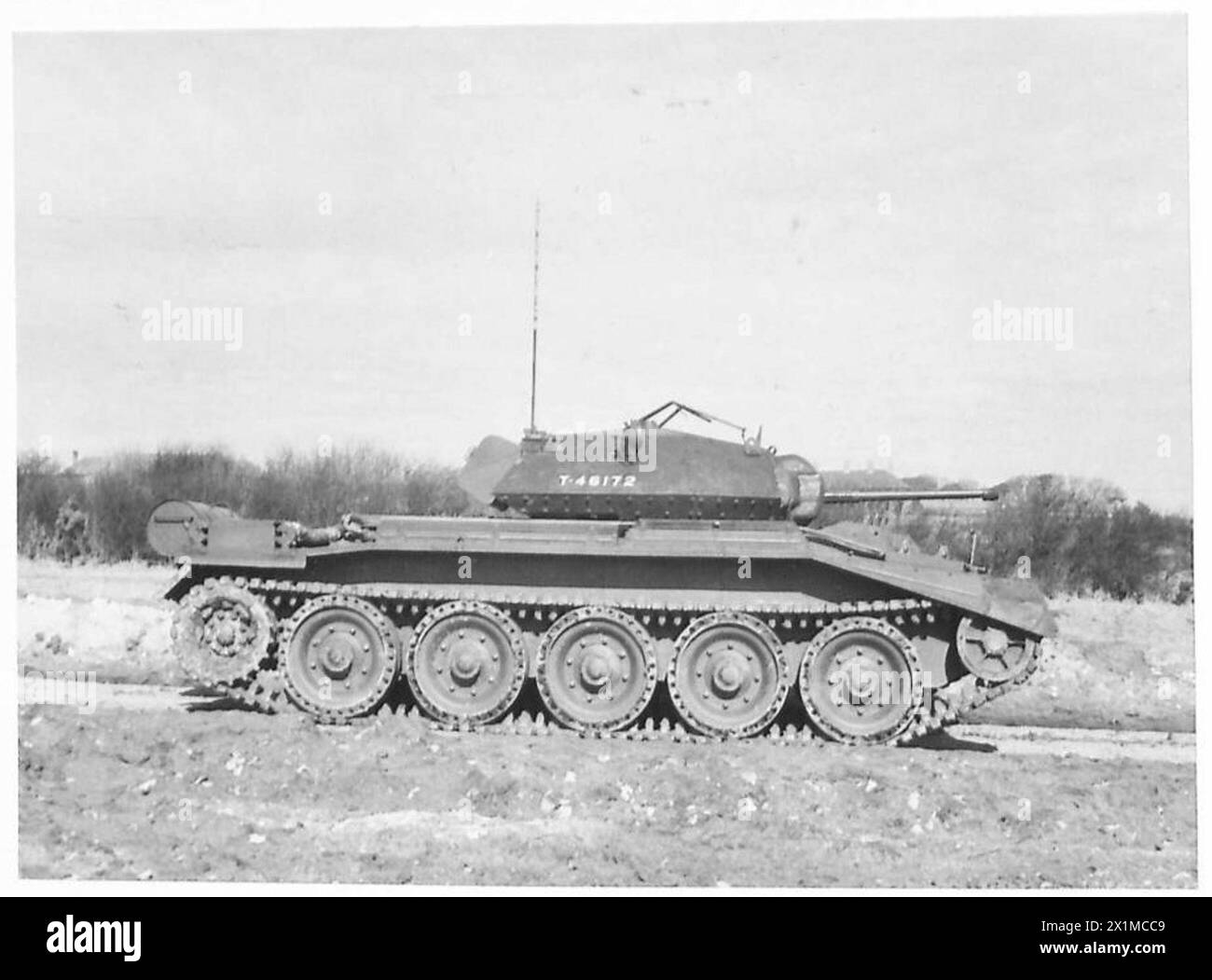 TANK SERIES - Cruiser Tank Mk. IV - Crusader , British Army Stock Photo ...