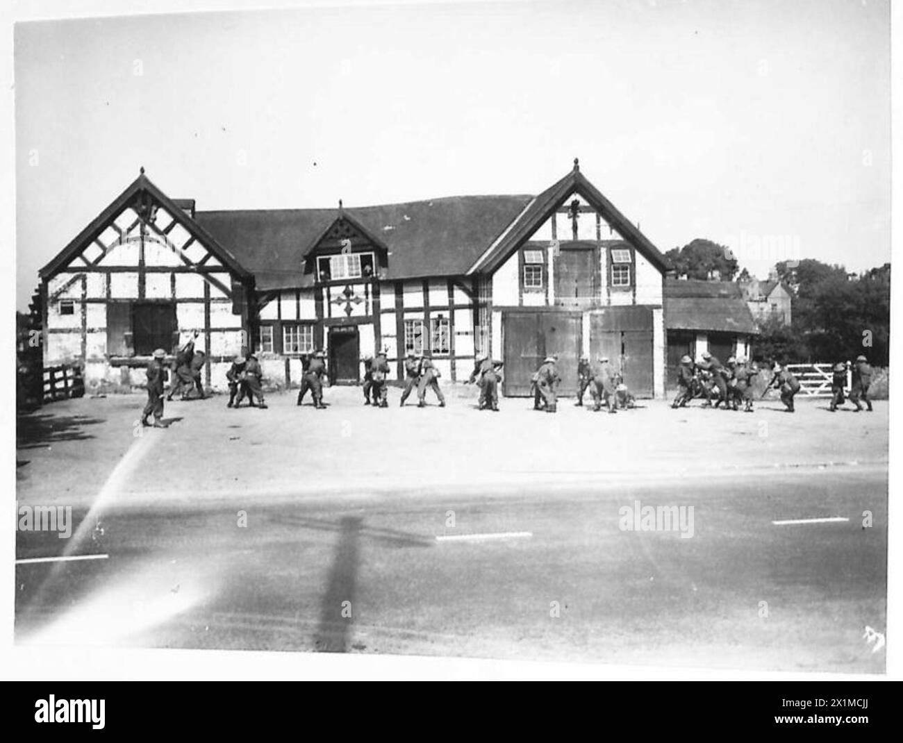 HOME GUARD EXERCISE IN THE WESTERN COMMAND - Hand to hand fighting ...