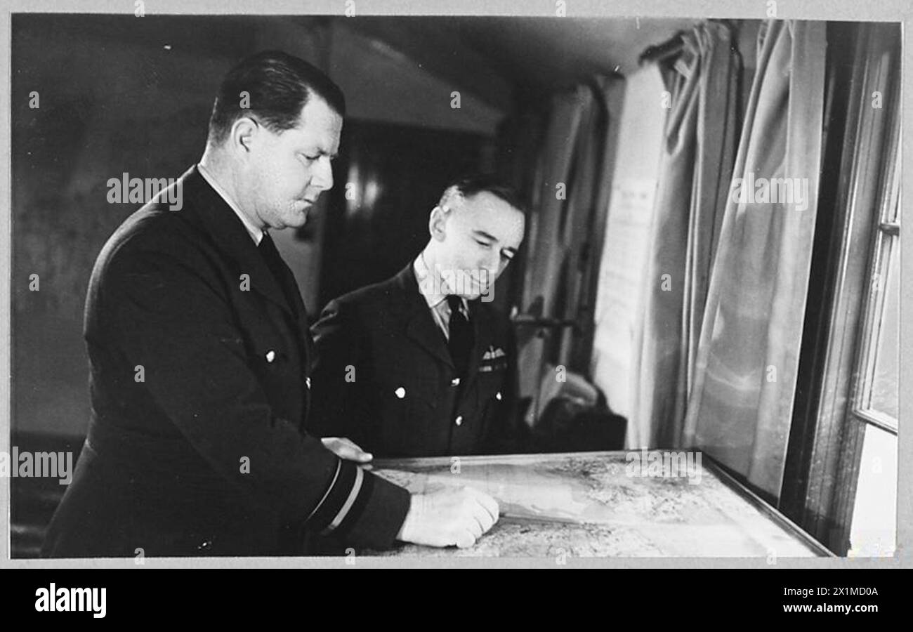 Air Vice-Marshal H.W.L. Saunders, commanding No.11 Group, discusses ...