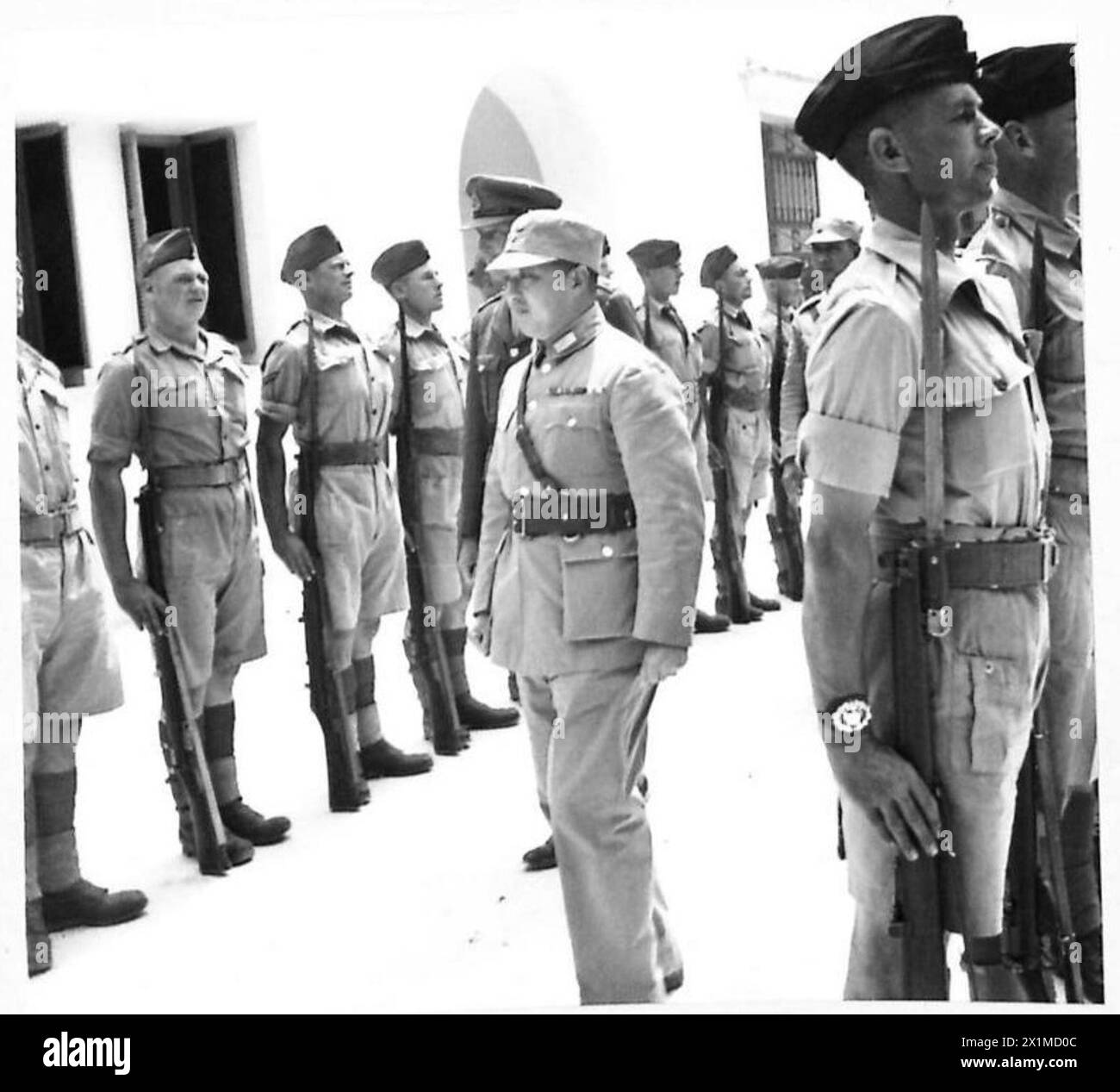 Generals Hoo and Anderson of the Chinese Military Mission inspect the ...