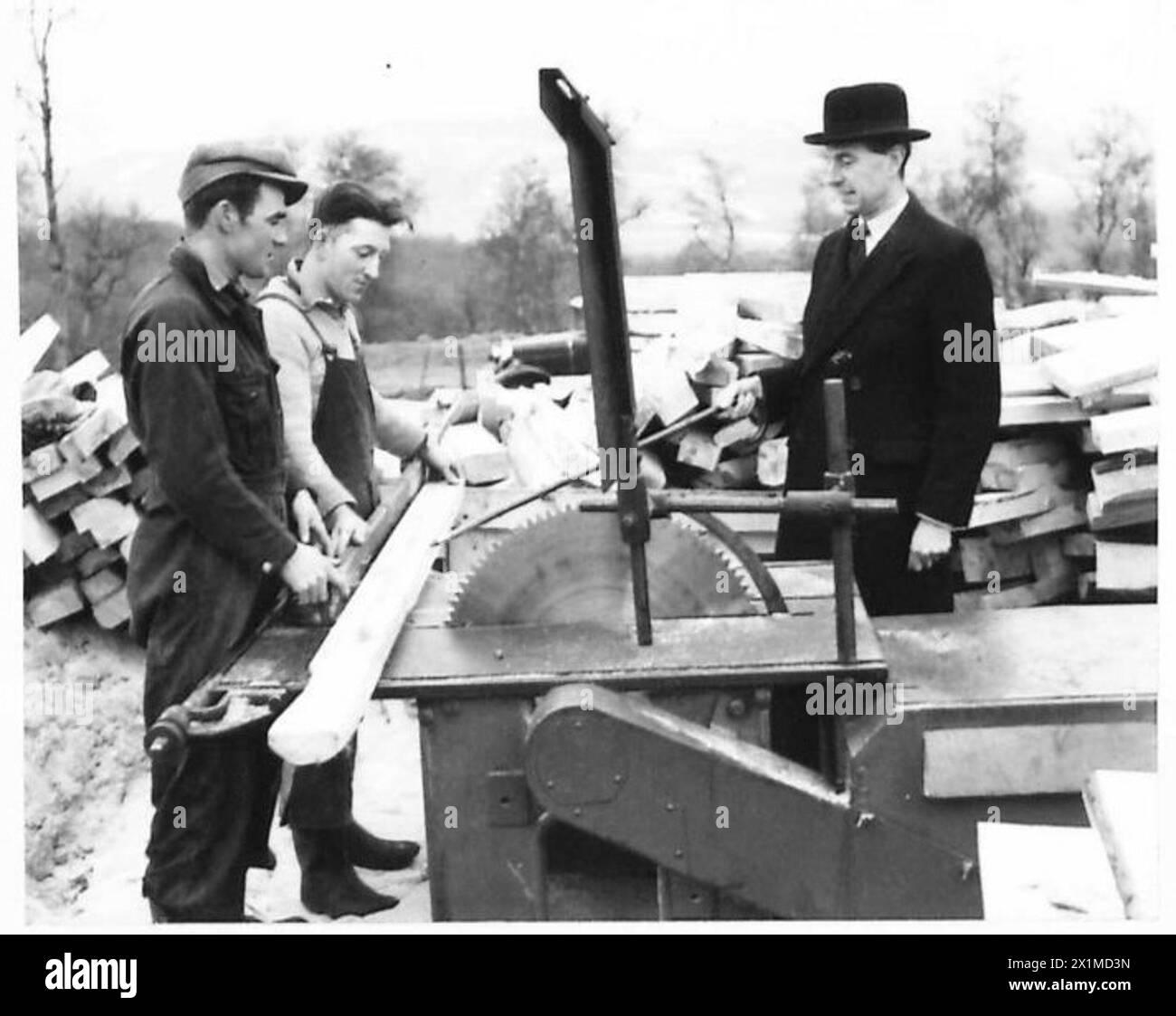 MR. PENSON VISITS SCOTTISH LUMBER CAMPS - Mr. Penson discusses their ...