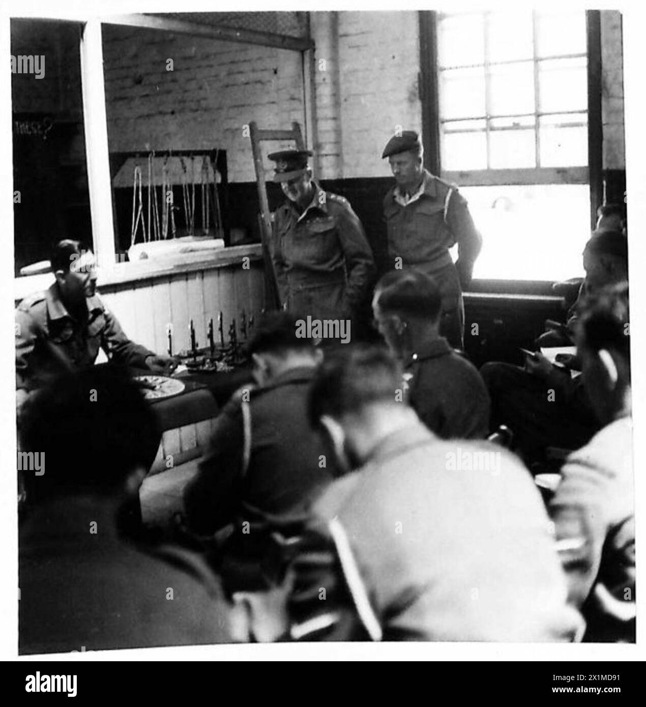 VISIT OF Q.M.G. GENERAL SIR THOMAS S.RIDDELL-WEBSTER, KCB.,DSO., TO H.Q ...