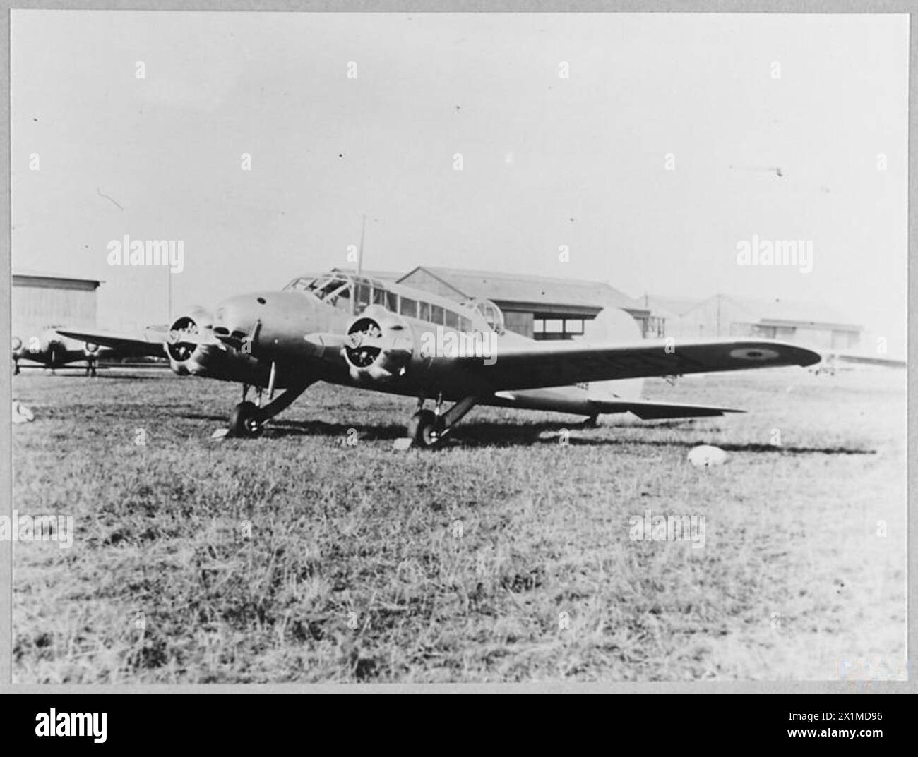The Avro Anson, used in 1939 by the Royal Air Force, is a general ...