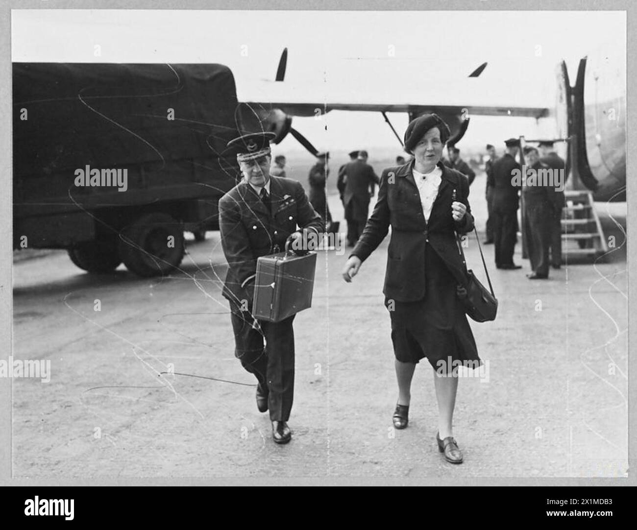 Princess Juliana of the Netherlands arrives in England on 11th April ...