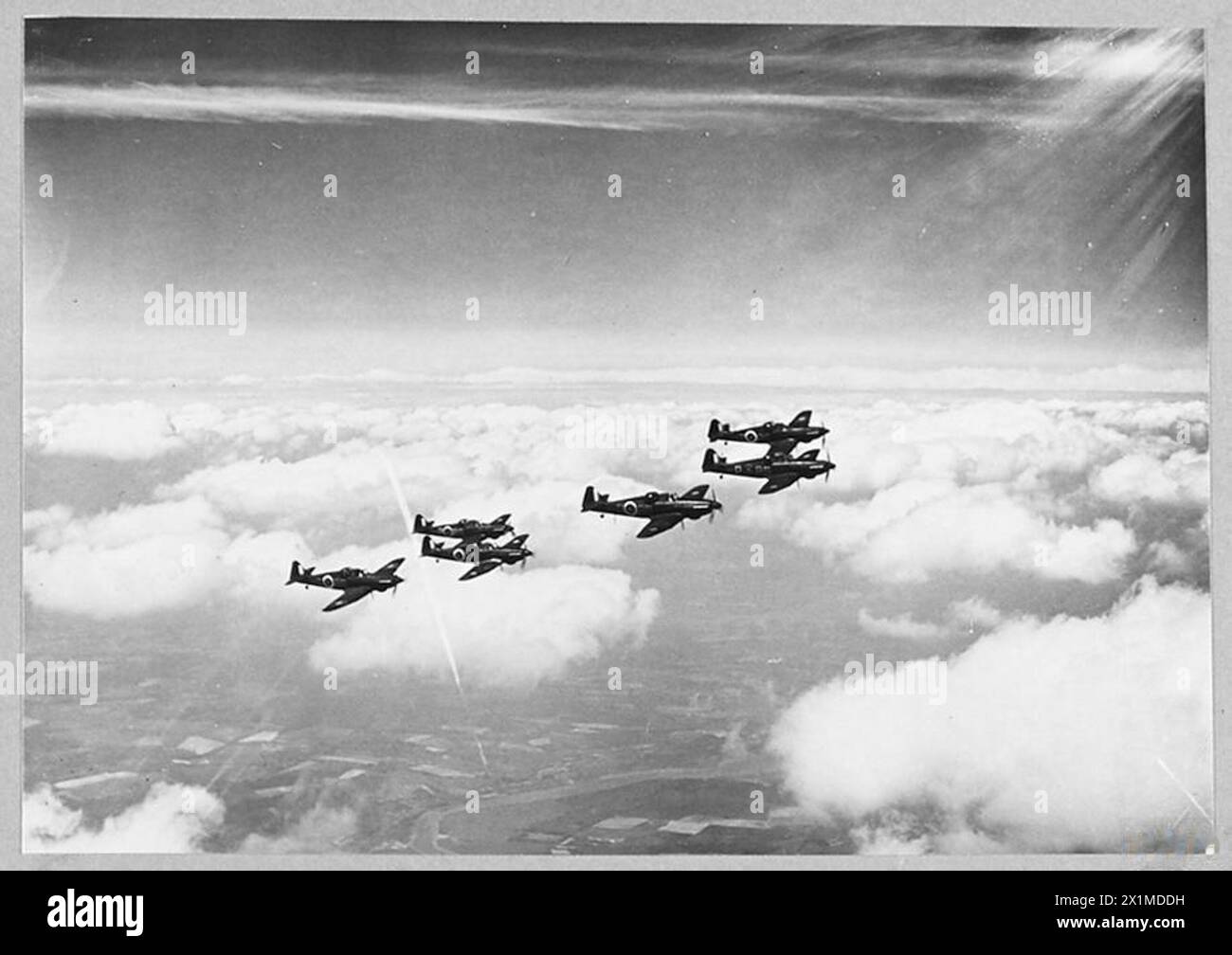 BOULTON PAUL DEFIANT - Flight formations of Defiants, Royal Air Force ...