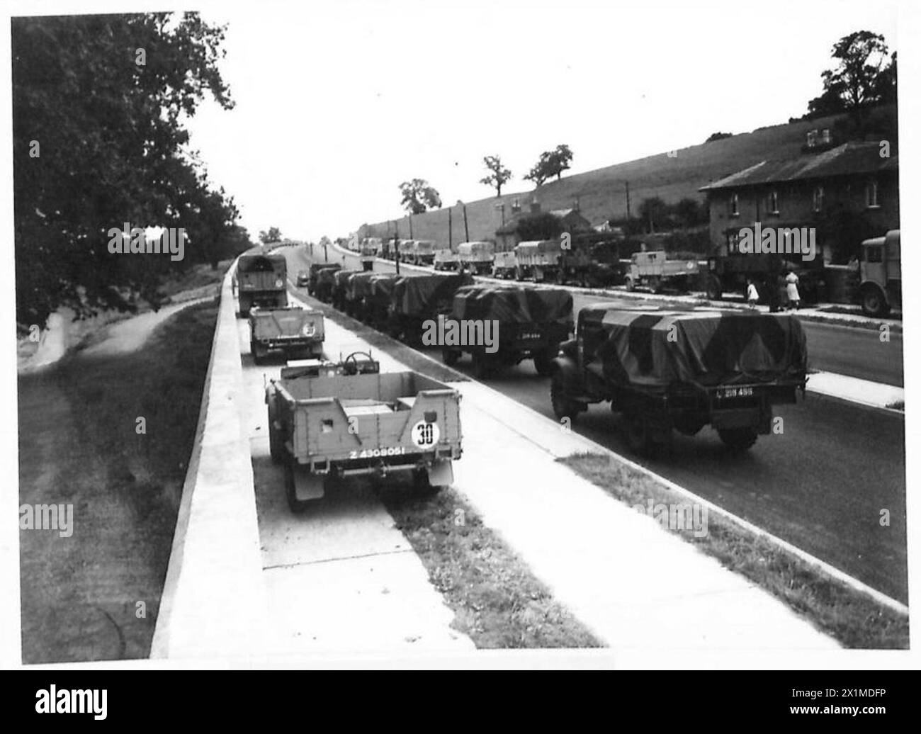 Convoy military vehicles Cut Out Stock Images & Pictures - Alamy