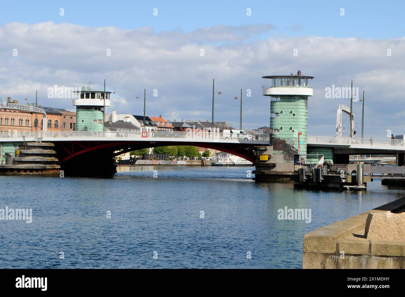 Copenhagen, Denmark /17 april 2024/ Knipplesbroen bridge link bridge ...