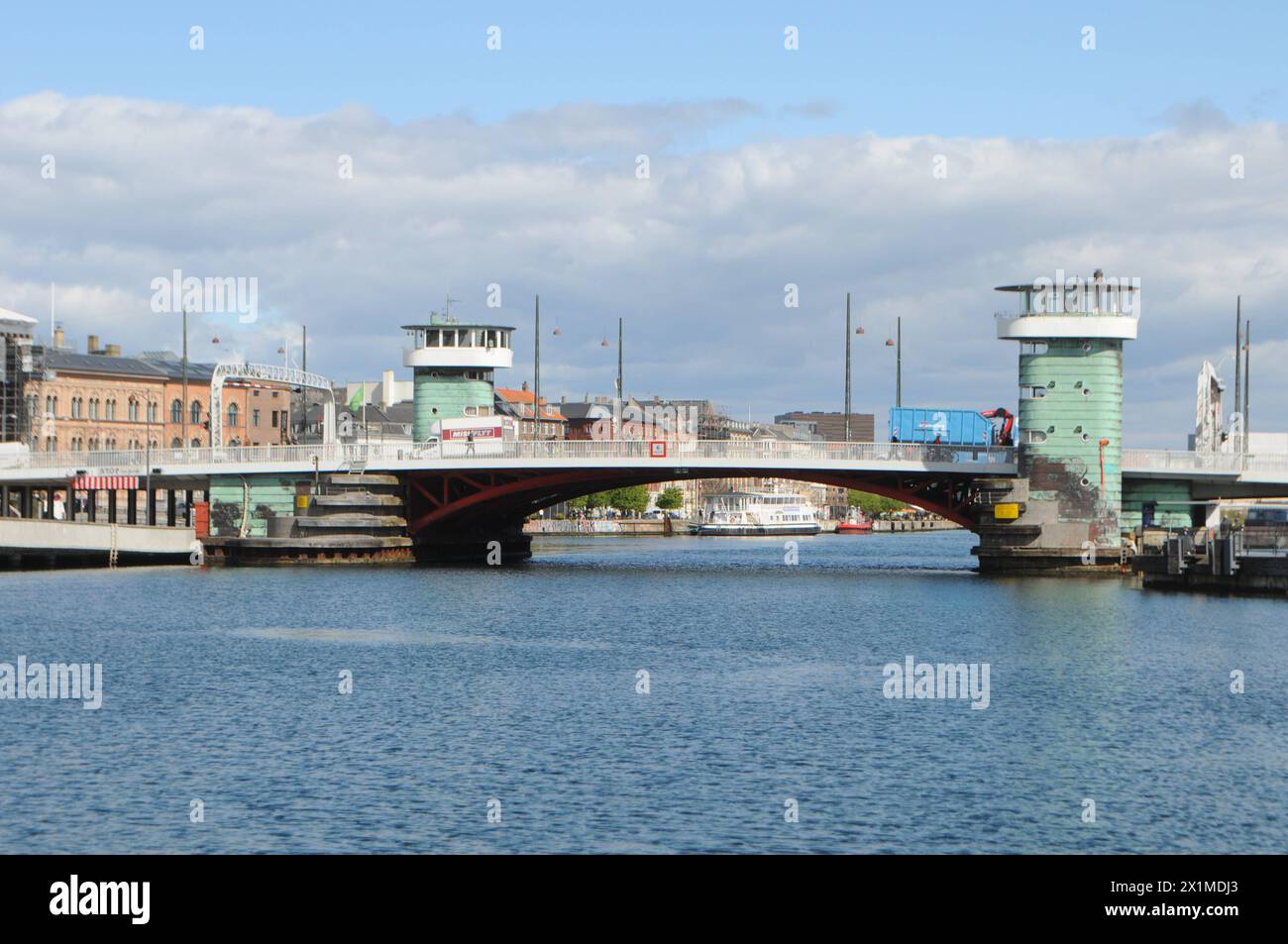Copenhagen, Denmark /17 april 2024/ Knipplesbroen bridge link bridge ...