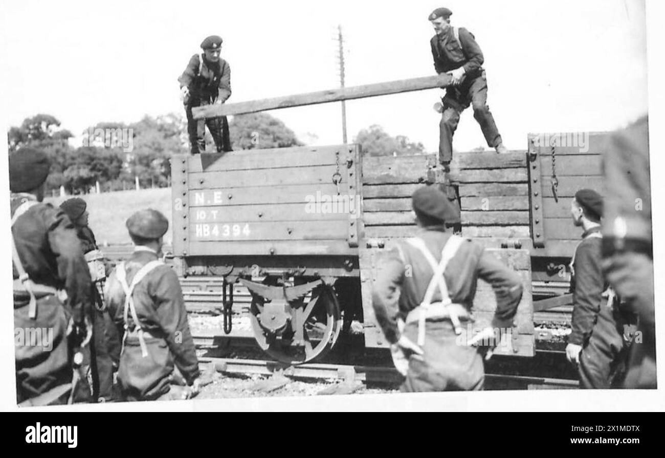 LOADING TANKS ON A SPECIAL RAIL TANK CONVEYOR - Sleepers to form a ...