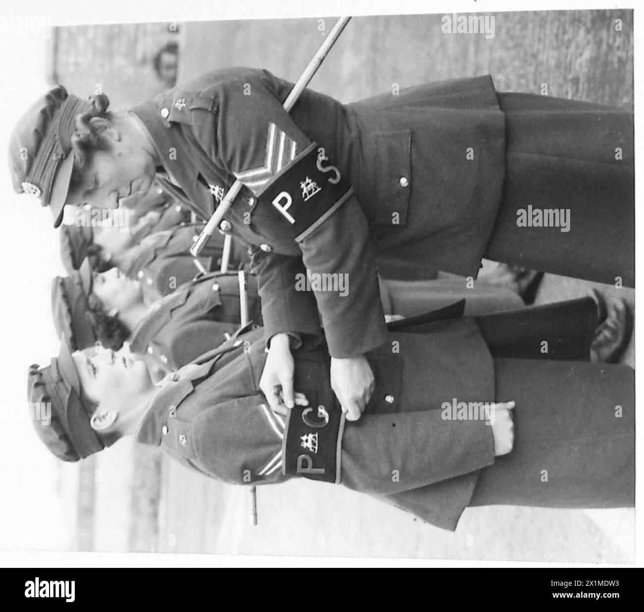 Miss Joan Savory, Provost Sergeant of the A.T.S. Regimental Police ...