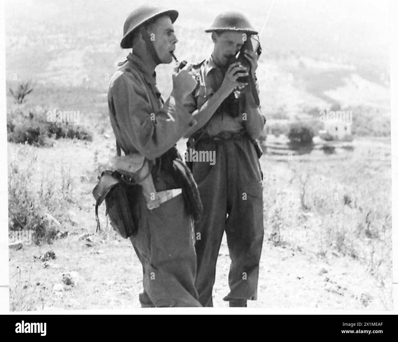 COMMANDOS RAID ALBANIA - At HQ Major'Ted'Finn of Salisbury, Rhodesia ...