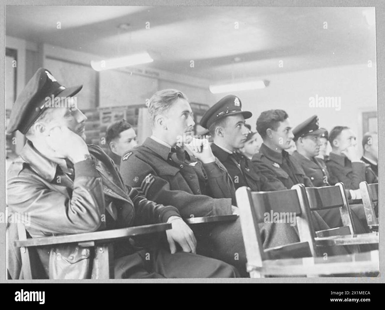 WITH R.A.F. TRANSPORT COMMAND - Picture (issued 1945) shows - Atlantic ...