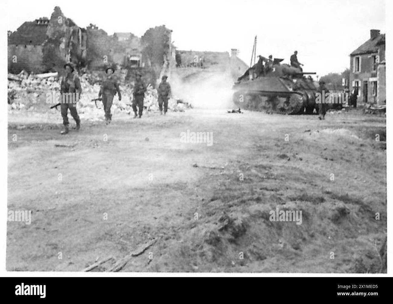 THE BRITISH ARMY IN THE NORMANDY CAMPAIGN 1944 - Infantry of 'A ...