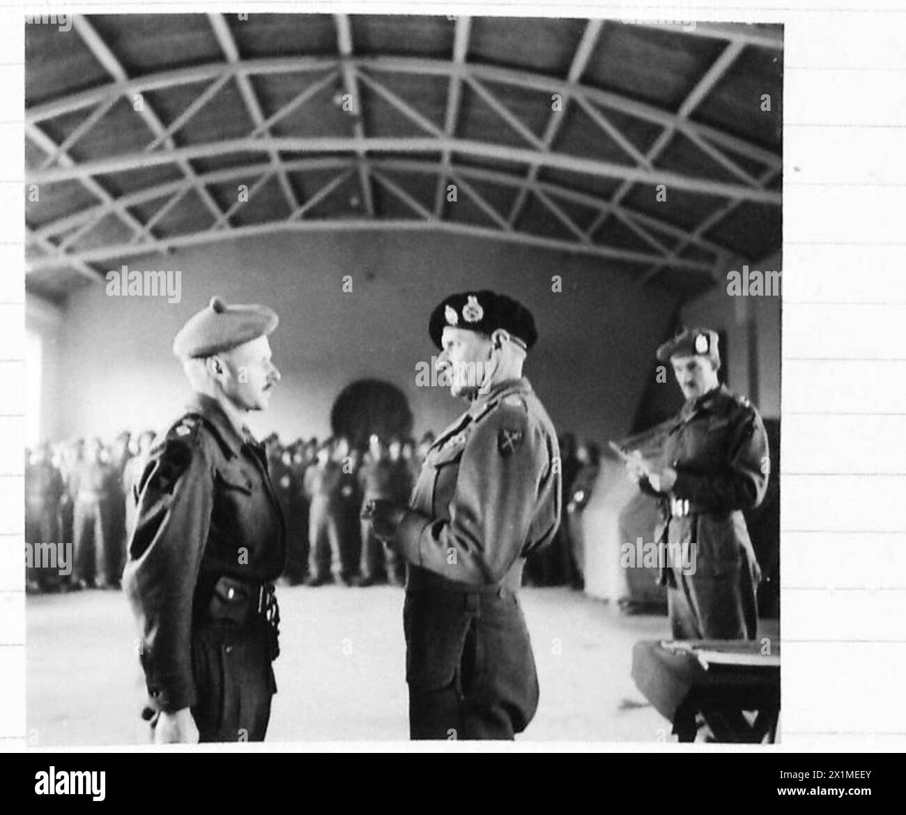 FIELD-MARSHAL MONTGOMERY AT 3RD DIV INVESTITURE - Lt-Col. R.C. McDonald ...