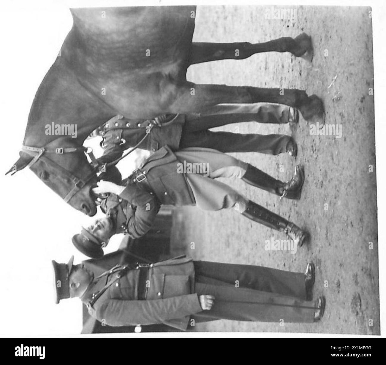 R.A.V.C. 1ST CORPS TROOPS - Two Dutch officers are attached to this ...