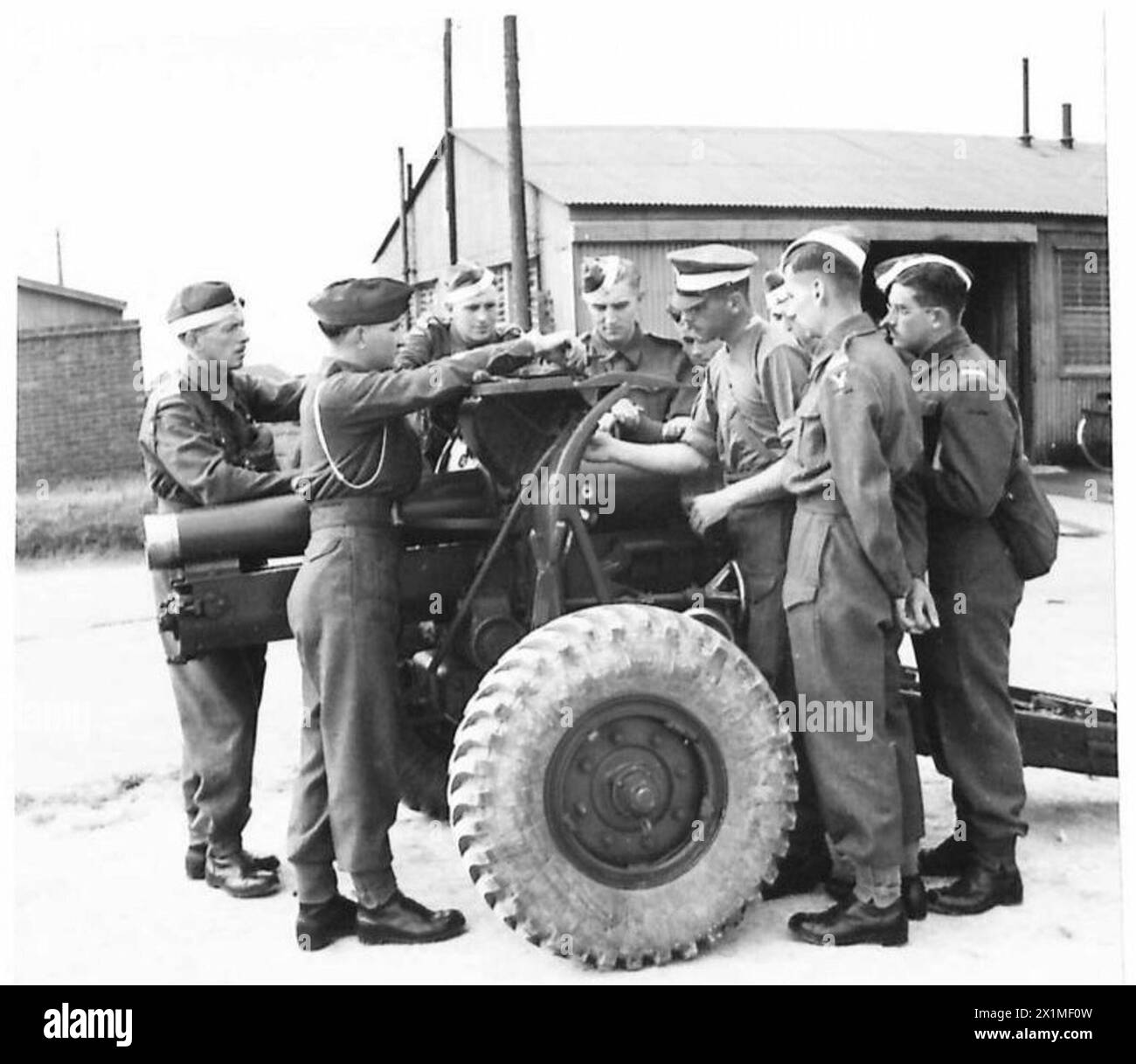 Depiction of British Army personnel and units stationed in Britain ...