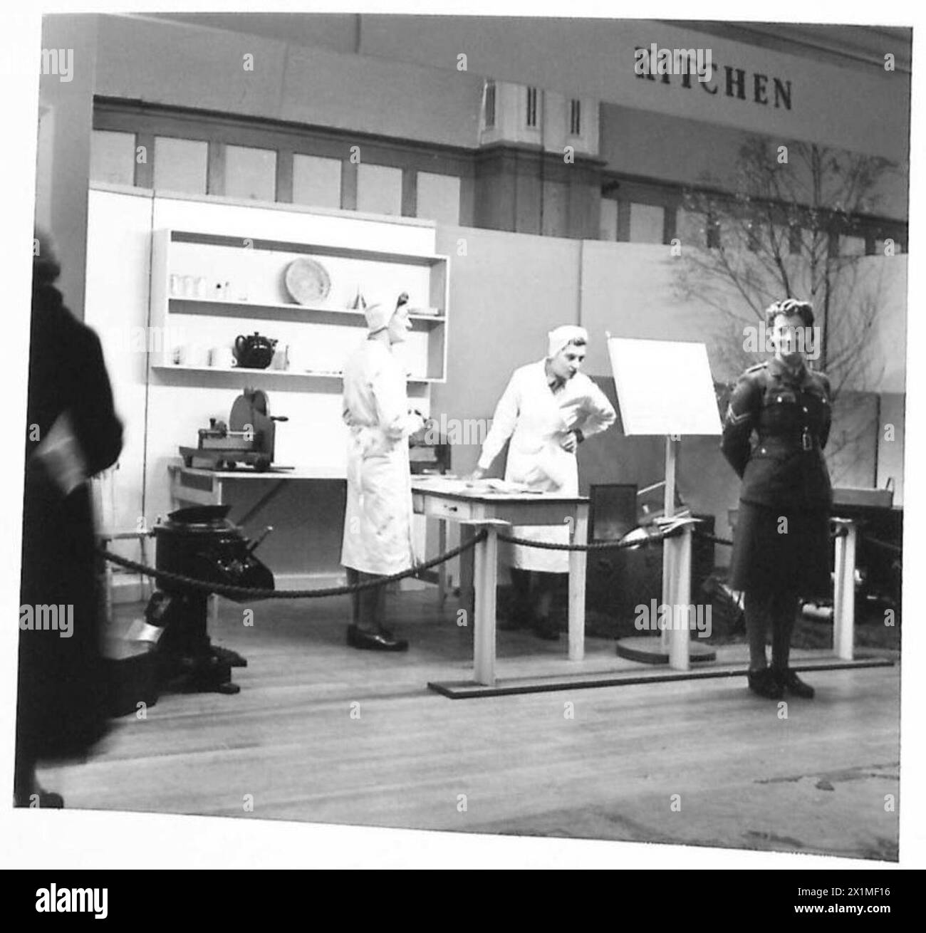 A kitchen stand at the ATS exhibition in Kingston-on-Thames showcases ...