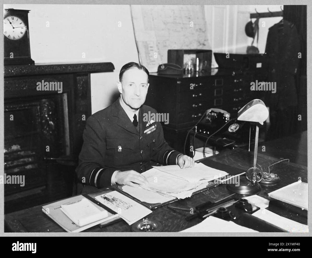 Air Vice Marshal W.B. Callaway, CBE, AFC, retires from RAF Fighter ...