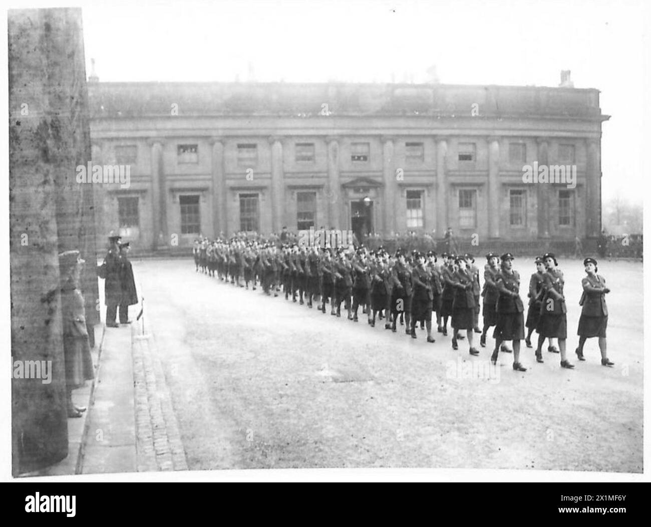 The Princess Royal inspects the Western Command, taking the salute as ...