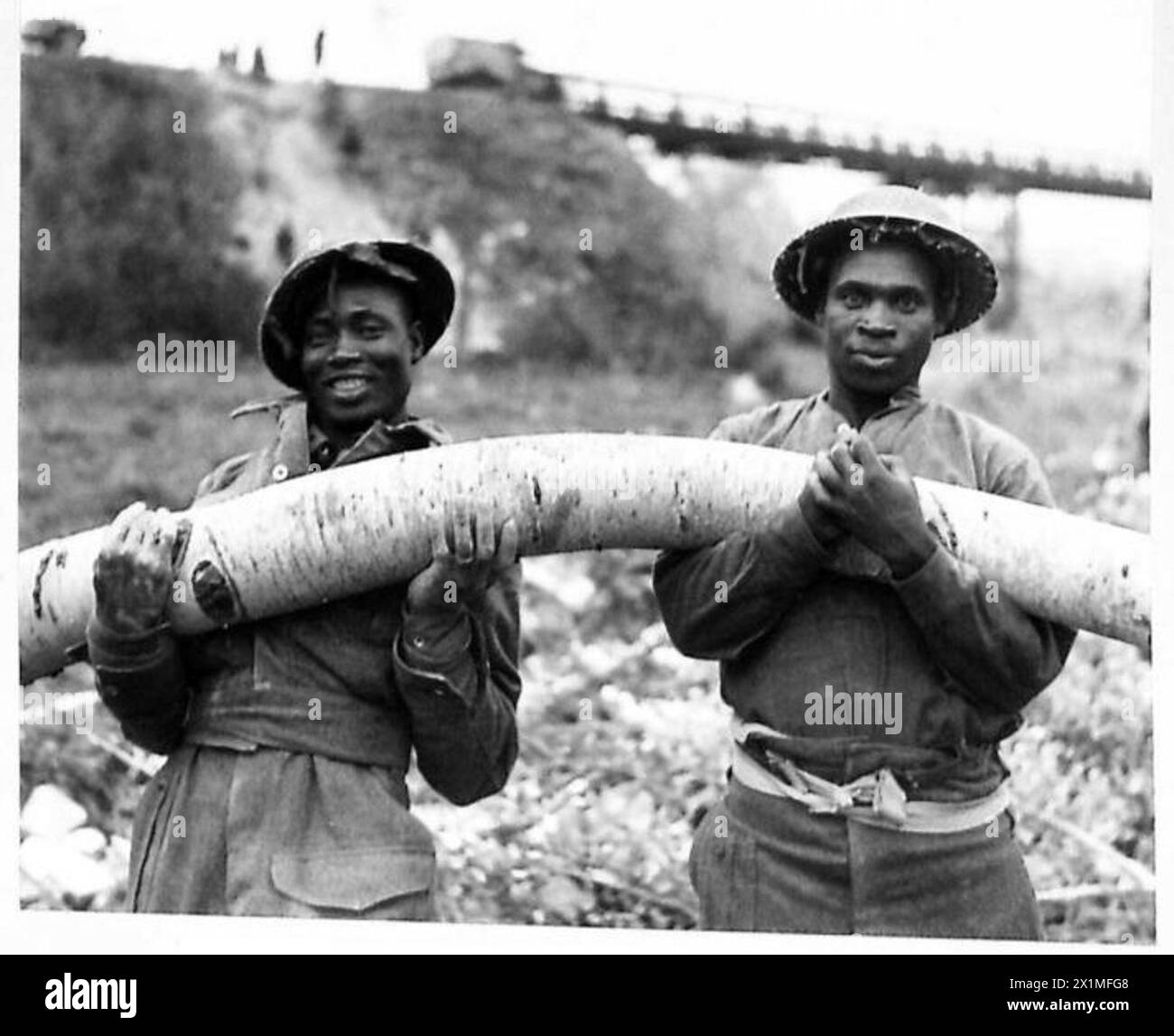 Private K. Mothaketha and Private G. Pheduka, Basuto pioneers and gold ...