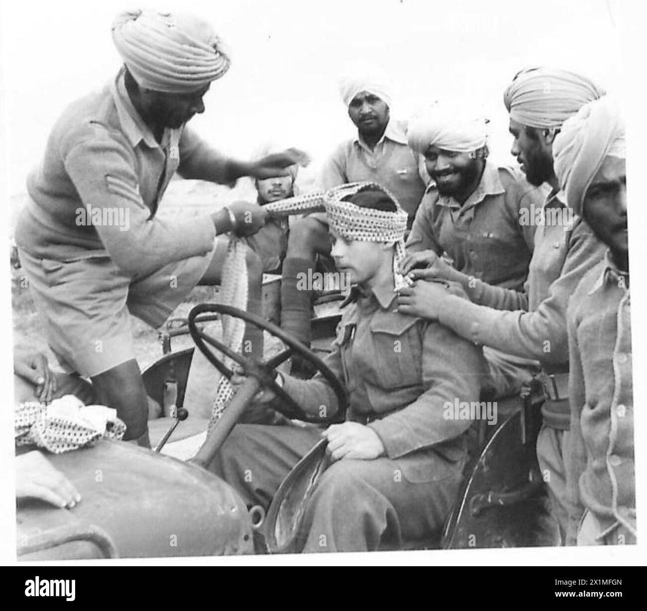 Sikh british army Black and White Stock Photos & Images - Alamy