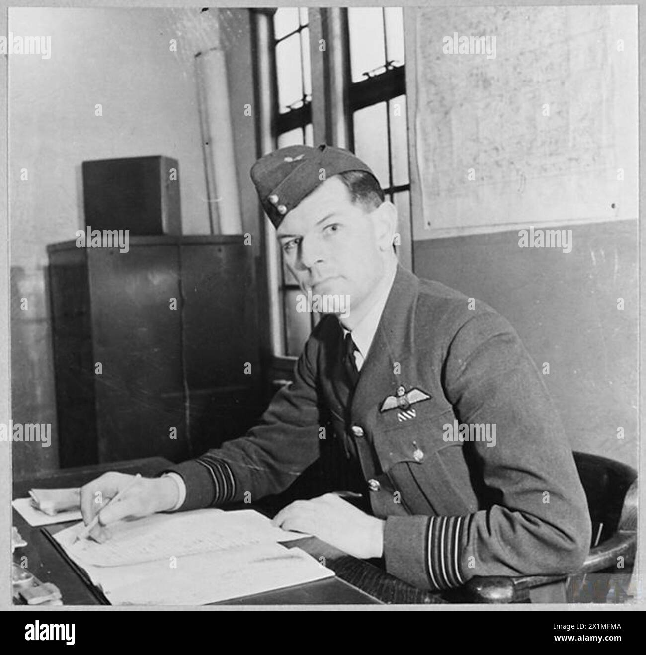 R.A.F. NIGHT FIGHTER SQUADRON COMMANDER DESTROYS FOURTH VICTIM - WING ...