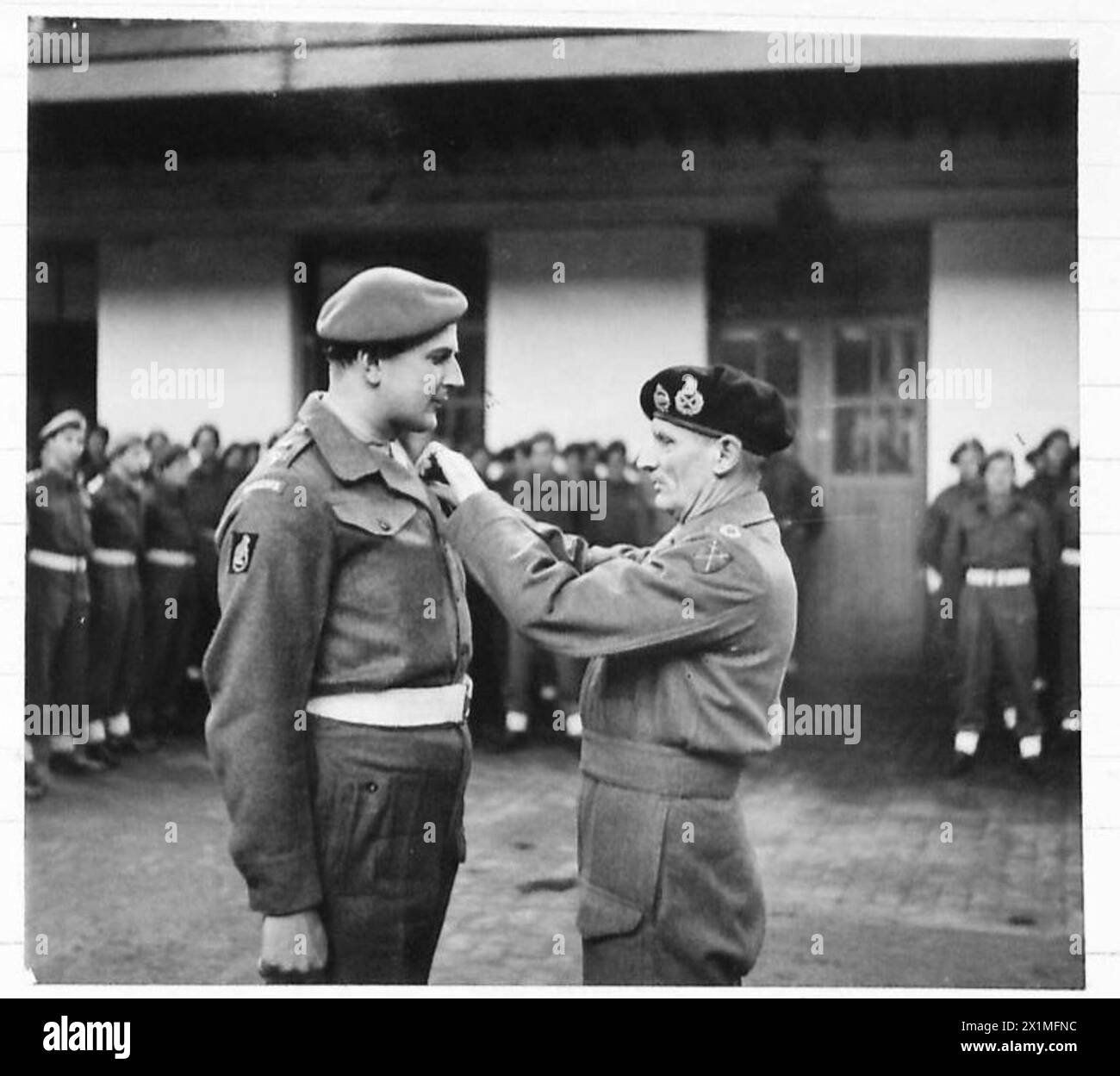 Lieutenant-Colonel J.H. Mason of 1/6 Queen's received the Distinguished ...