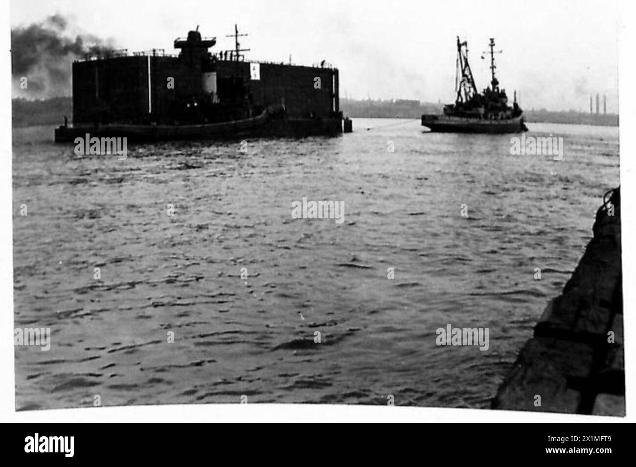 Docking operation Cut Out Stock Images & Pictures - Alamy
