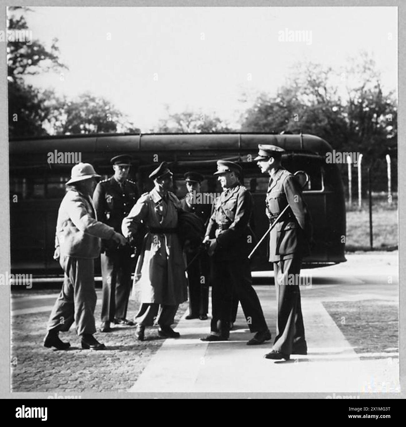 Luftwaffe officers Lieutenant General G. Frantz and Major General C.P ...