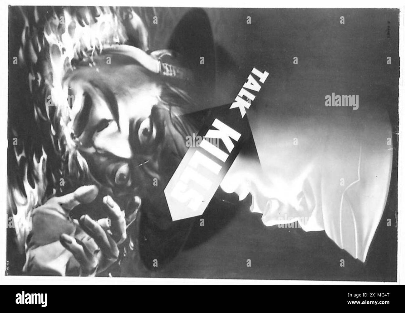 POSTER - A new poster designed by Lt. Games "TALK KILLS". It depicts a ...