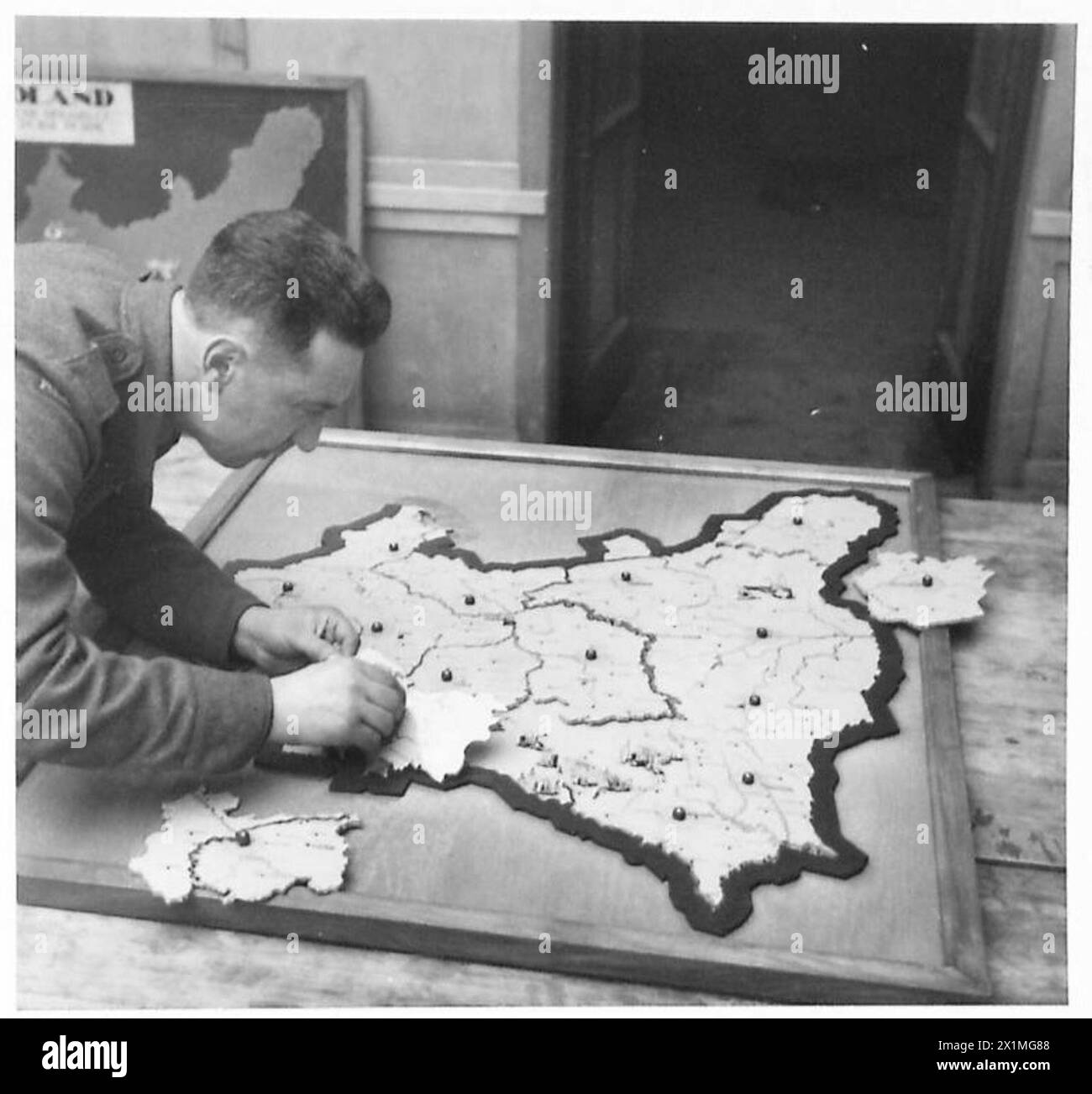 Cupar map Cut Out Stock Images & Pictures - Alamy