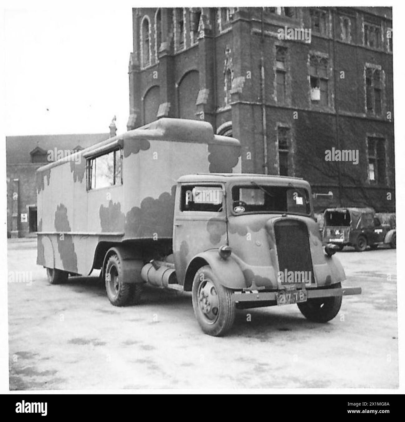 The image shows General Montgomery's new caravan intended for use on ...