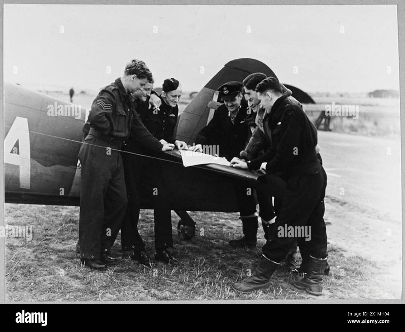 AN AUSTRALIAN FIGHTER SQUADRON WITH THE R.A.F. - A squadron of ...