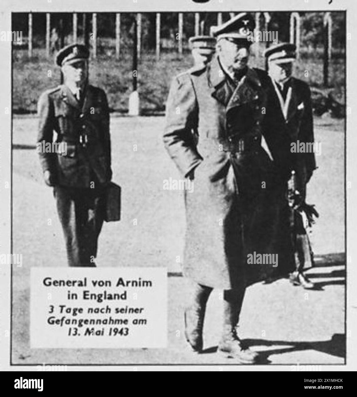 An RAF leaflet is dropped over Germany following the capture of Tunis ...