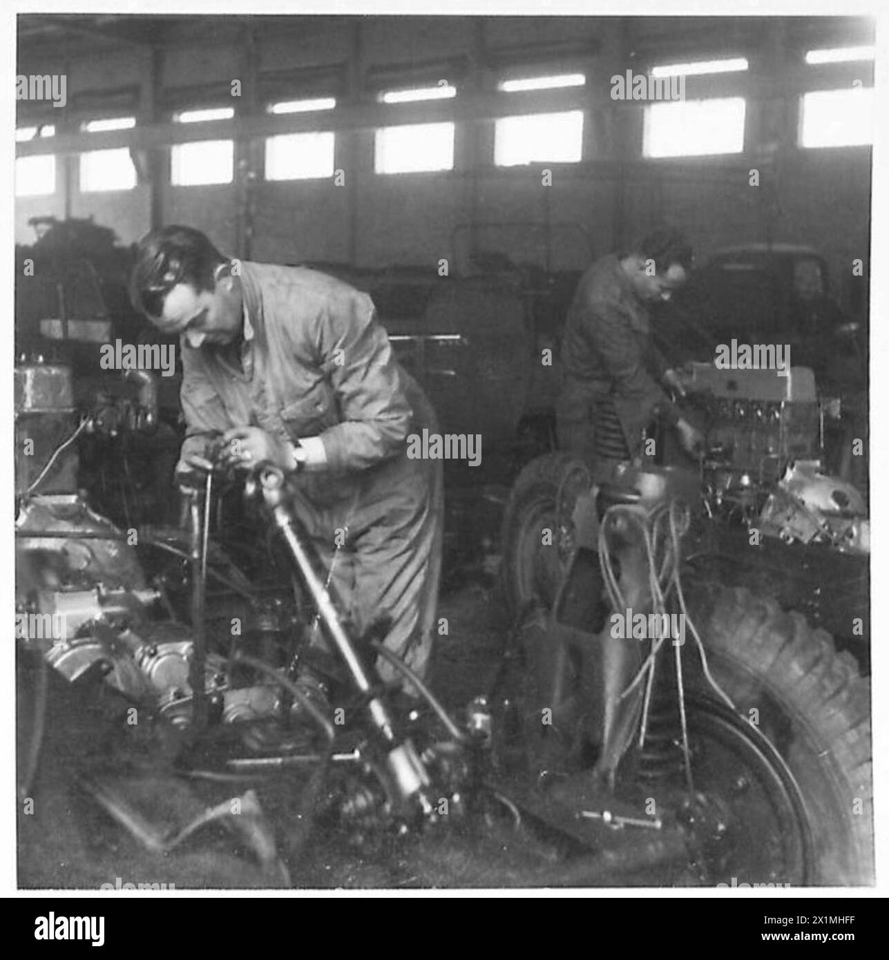 Royal Electrical and Mechanical Engineers finalize the re-assembly of ...