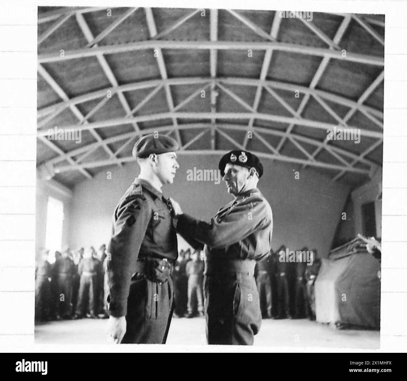 FIELD-MARSHAL MONTGOMERY AT 3RD DIV INVESTITURE - Major R.H.W. dunn 7th ...