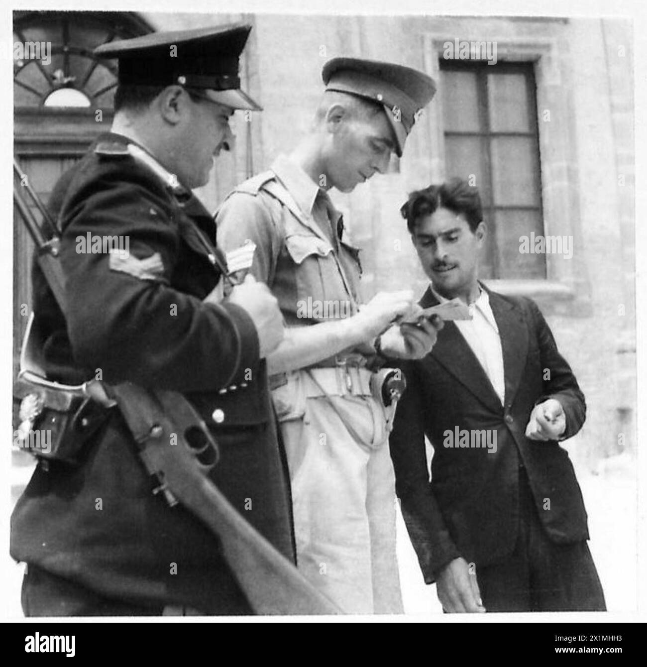 British army identity card Black and White Stock Photos & Images - Alamy