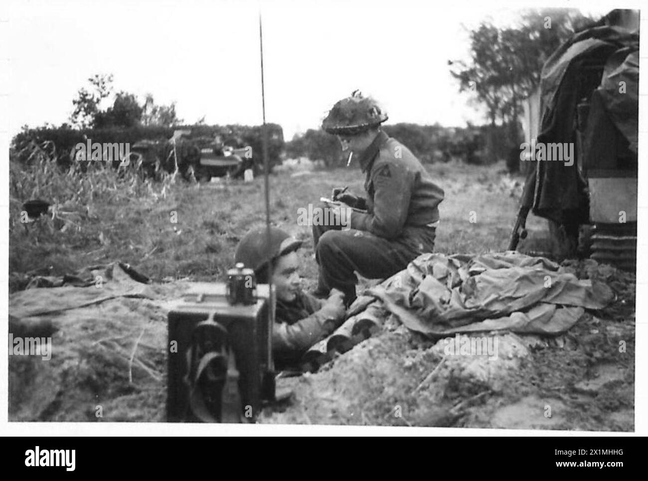 British Army units of the 21st Army Group operate across North-West ...