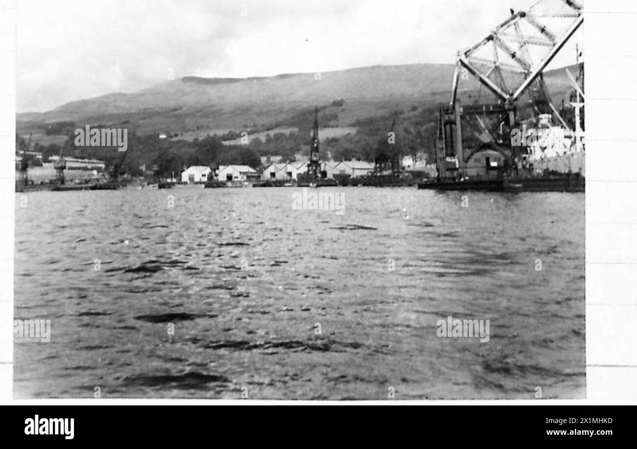 SPECIAL ASSIGNMENT FOR TN. 5 - Lighterage in wharf, British Army Stock ...