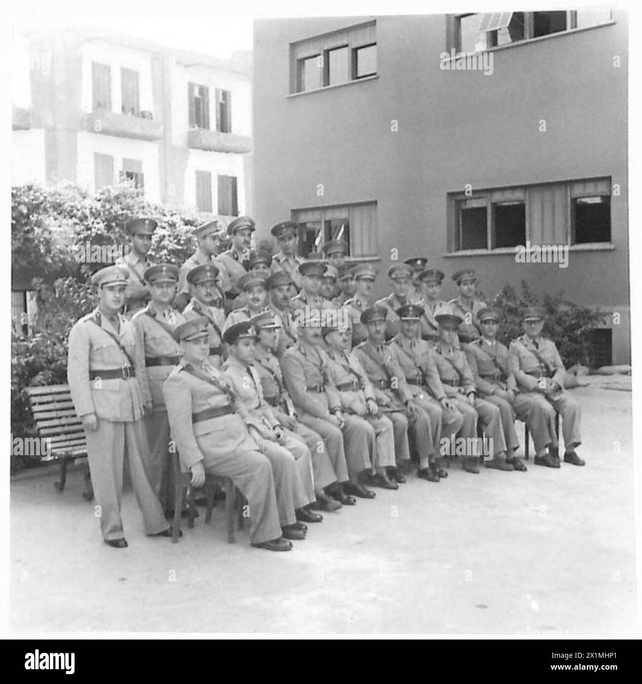 WITH THE GREEK COMMANDER-IN-CHIEF AT HIS MIDDLE EAST HEADQUARTERS ...