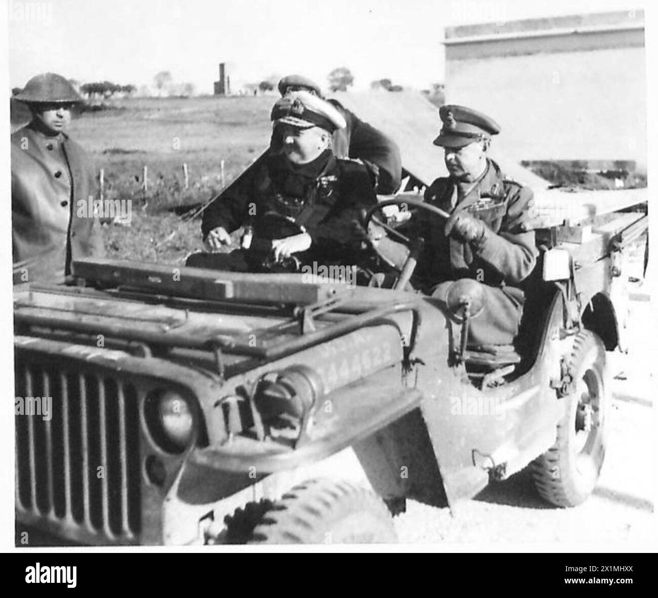 General Alexander and Admiral Troubridge travel by Jeep to tour Allied ...
