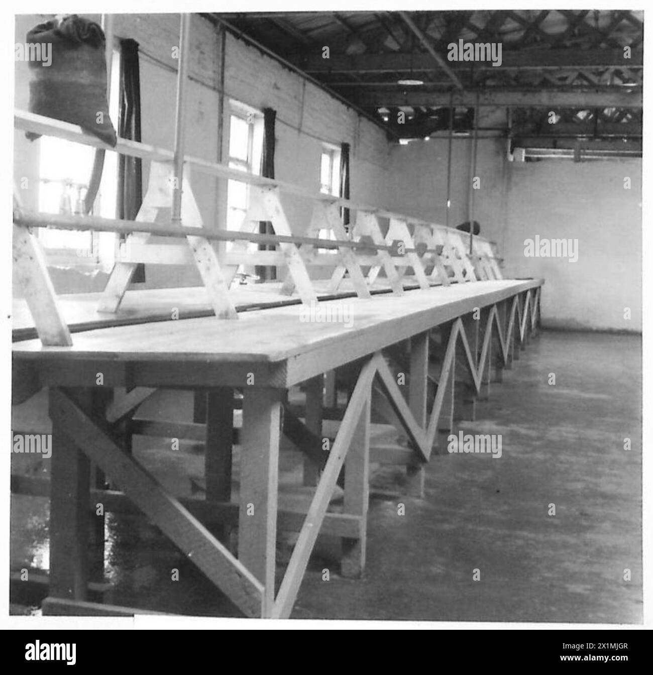 MILITARY DETENTION BARRACKS : CARRICKFERGUS - Laundry Bench. Hot and ...