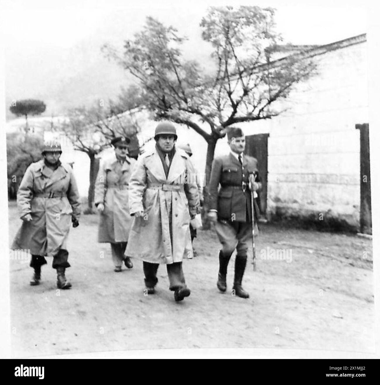 Senior officers including General Lucas John J. McCloy and General Dody ...